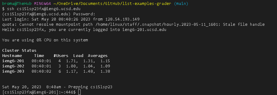Lab 4 - Vim interfacing | cse15l-lab-reports